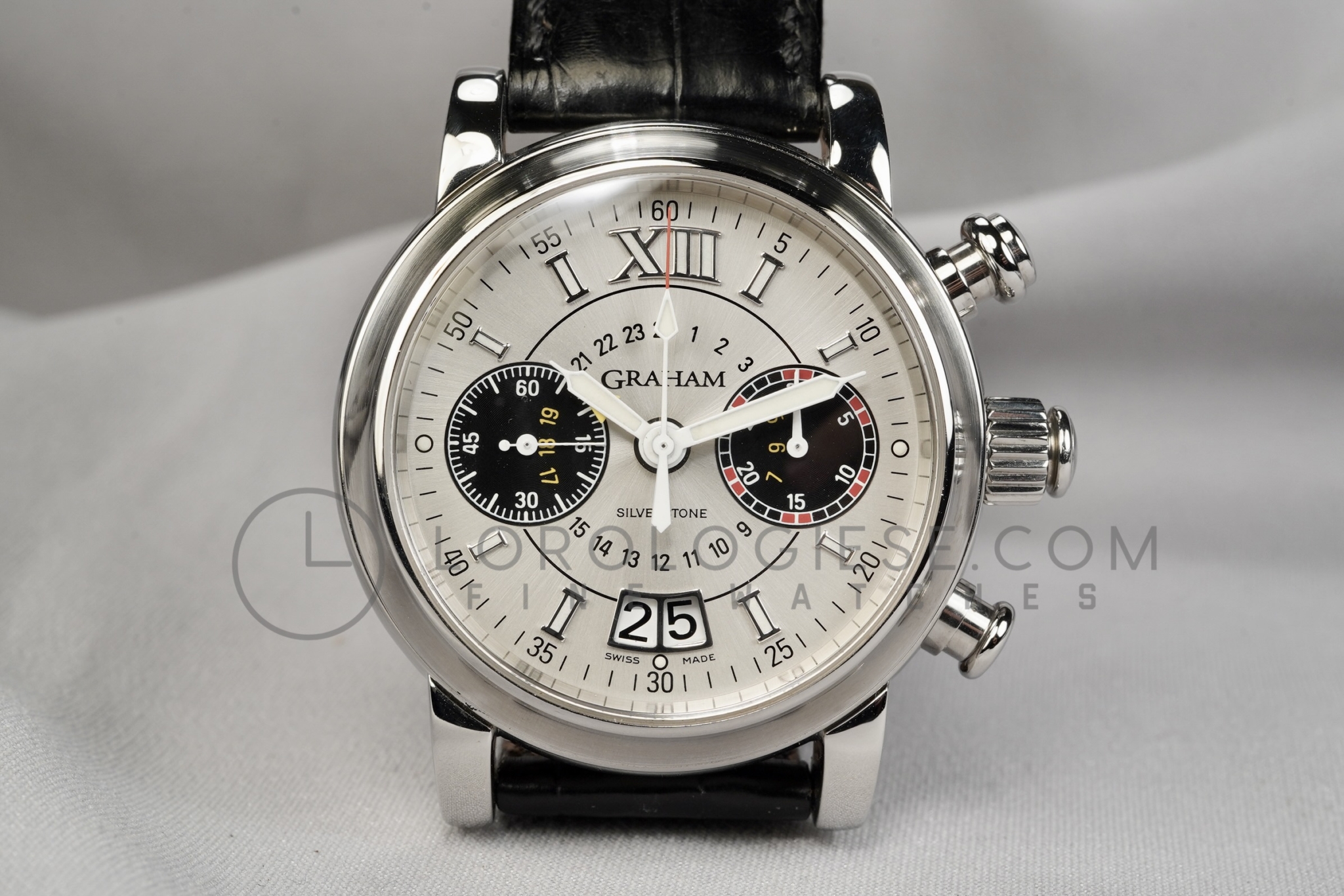 Graham - Silverstone GMT + Grande Date Ref. 2SIAS Automatic Steel ...